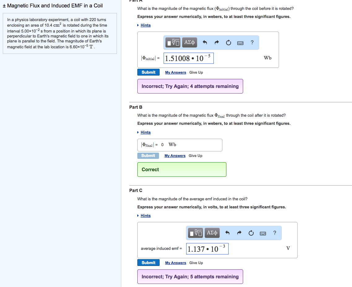 Solved ± Magnetic Flux and Induced EMF in a Coil What is the | Chegg.com