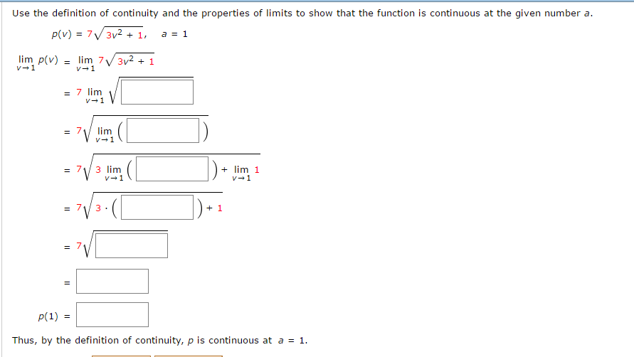 Solved Use The Definition Of Continuity And The Properties