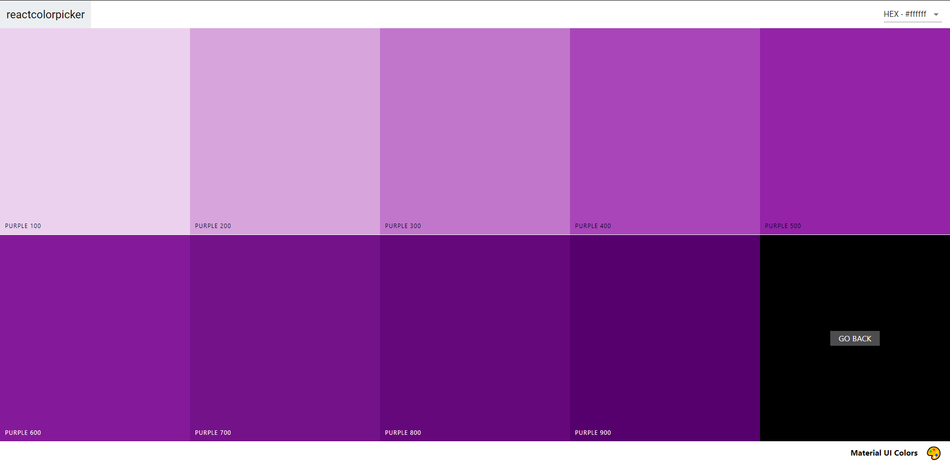 GitHub - M-Chal/React-colour-app