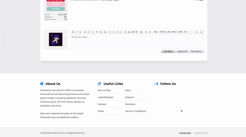NEW! - New Forums! | Mineverse