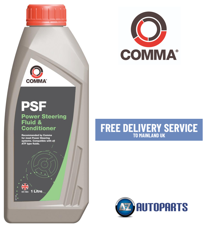 Comma - PSF Power Steering Fluid & Conditioner Oil Lubricant 1 Litre ...