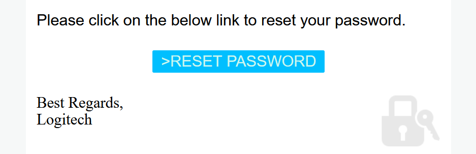 Can't reset my password for website. : r/logitech