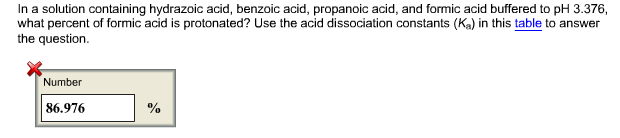 Solved In a solution containing hydrazoic acid, benzoic | Chegg.com
