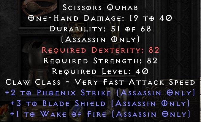 Mosaic Base +2 Phoenix Strike +3 Blade Shield - Topic - d2jsp