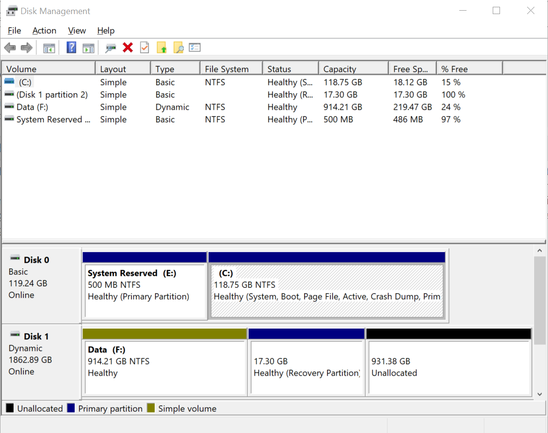Allocating Hard Drive Space - Microsoft Q&A