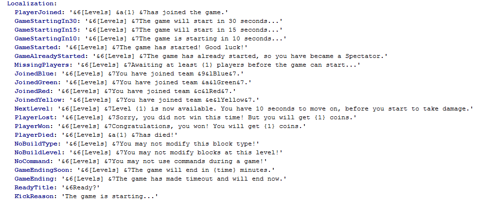 Levels - Minecraft Minigame Plugin - $15 USD | BuiltByBit