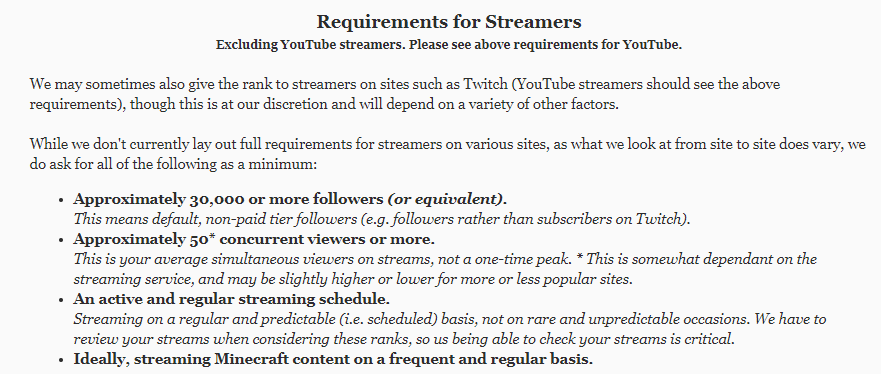 Hypixel should have a twitch rank | Hypixel Forums