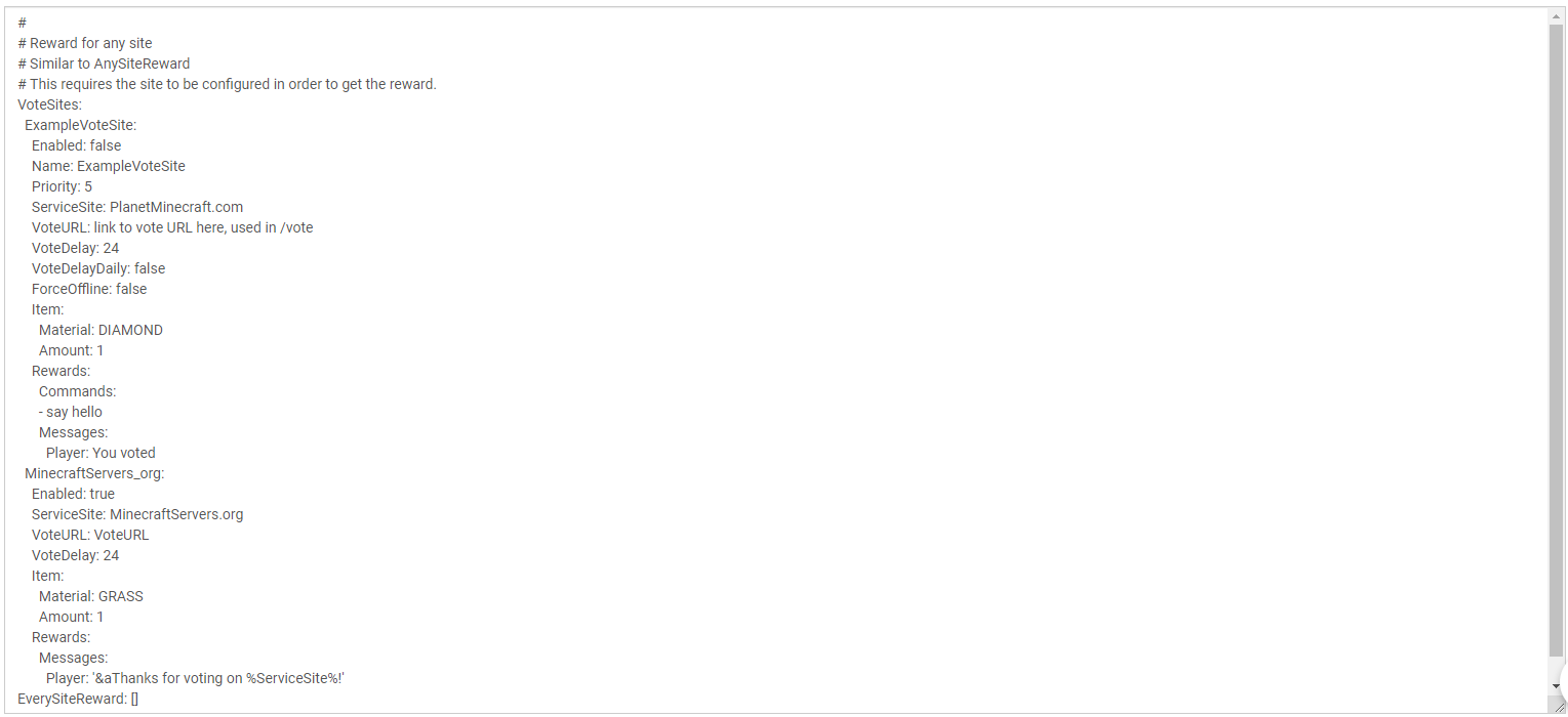 VotingPlugin and Votifier | SpigotMC - High Performance Minecraft