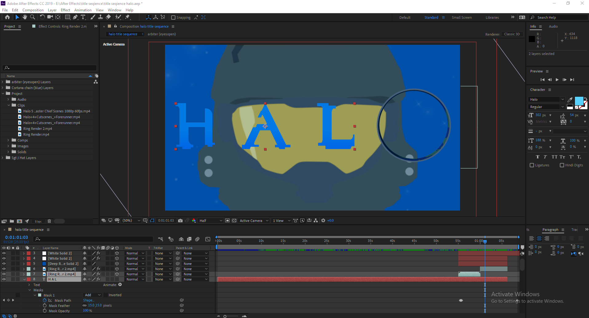 Title Sequence – Matthew Hizzett (Visual Effects and Motion Graphics ...