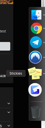 Hiding the stickies icon from the dock. : r/MacOS