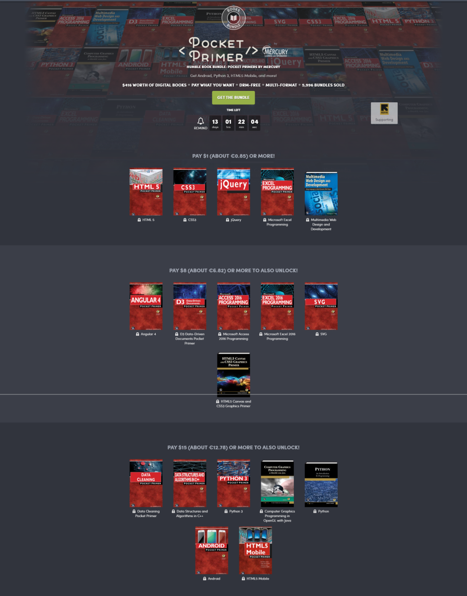 [Conjunta Humble Bundle Books] Pocket Primer - Forocoches