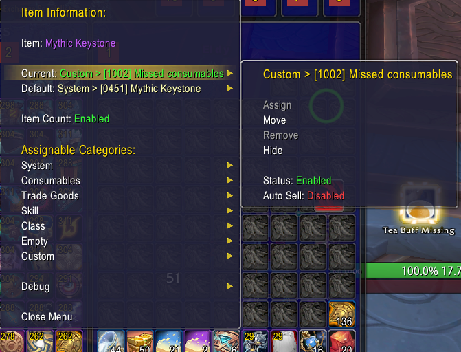 Can not remove item from Custom Category[BUG] · Issue #1655 · arkayenro/arkinventory · GitHub