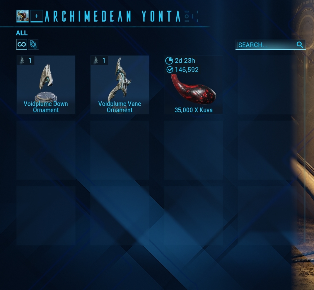 I dream of the day Yonta will complete her voidplume set - General Discussion - Warframe Forums