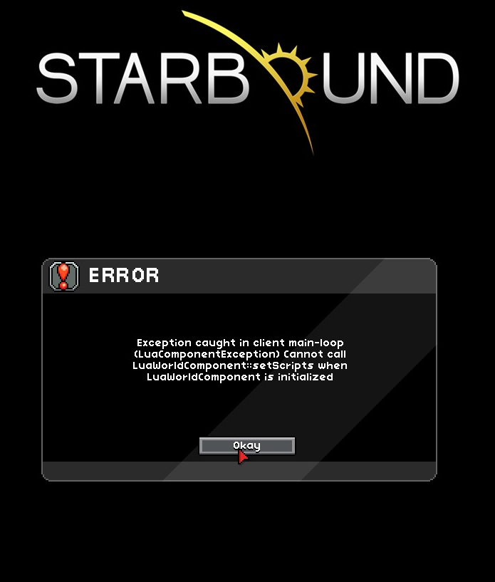 Bug/Issue - A variety of errors when loading a character | Chucklefish Forums
