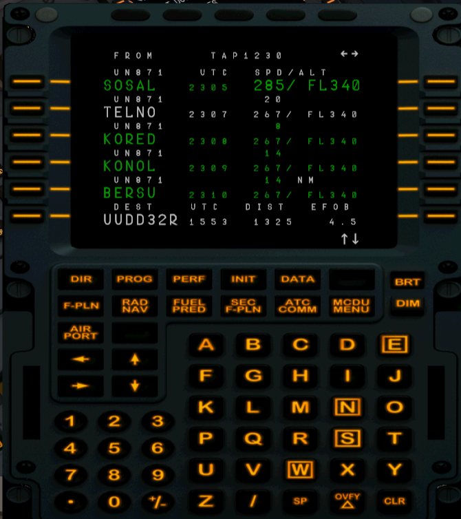 Wrong UTC time MCDU - MCDU (Left side) - AEROSOFT COMMUNITY SERVICES Wrong UTC time MCDU - MCDU (Left side) - AEROSOFT COMMUNITY SERVICES