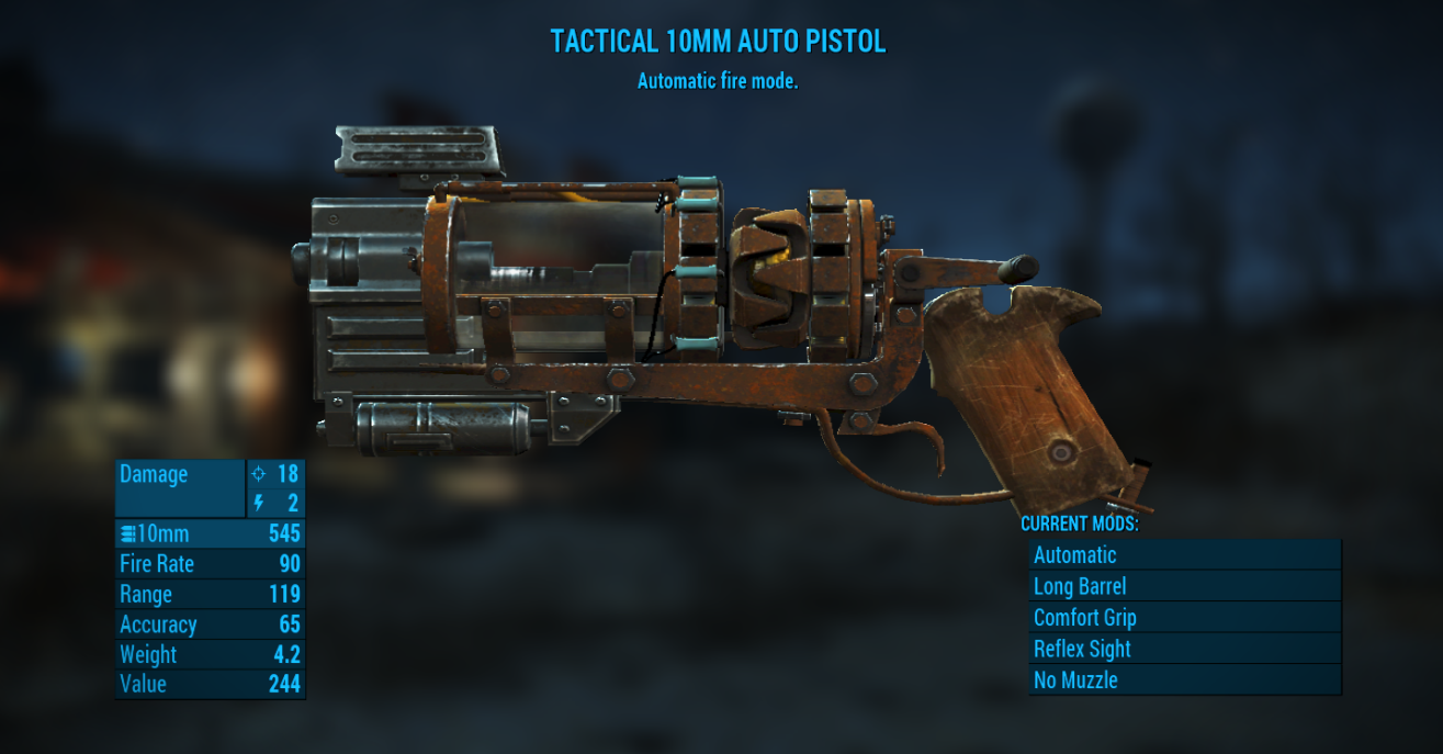 You can create some very INTERESTING weapons with the console commands ...