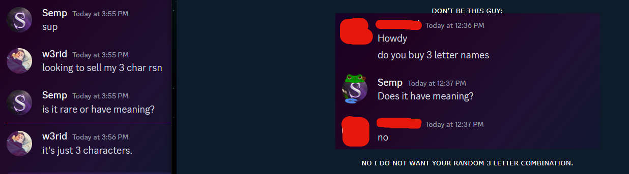 [$300 DONOR][1M+ Handled] Buying Rare Rsn's [ ALL PAYMENT METHODS ...