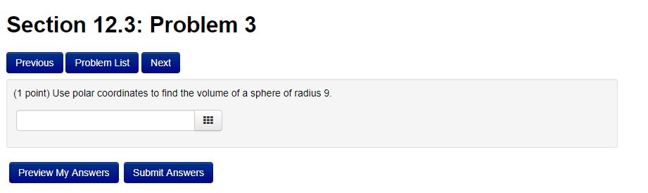 Solved Section 12.3: Problem 3 PreviousS Problem List Next | Chegg.com
