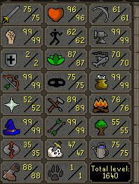 SELL OSRS MAXED PURE 75ATT AND MANY 99'S | Sell & Trade Game Items ...