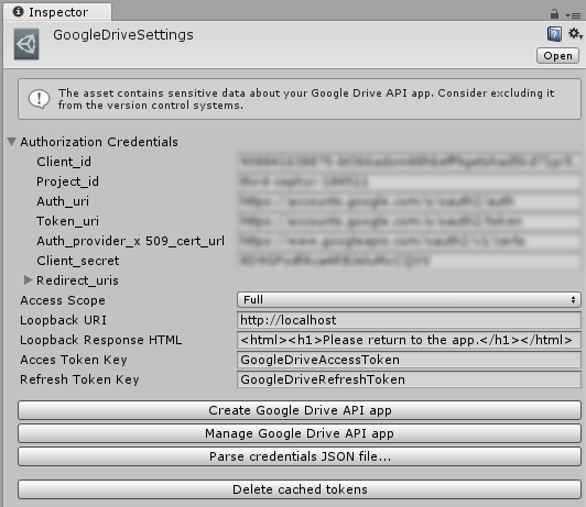 GitHub - ItsAntiUp/UnityGoogleDrive: Google Drive SDK for Unity game engine