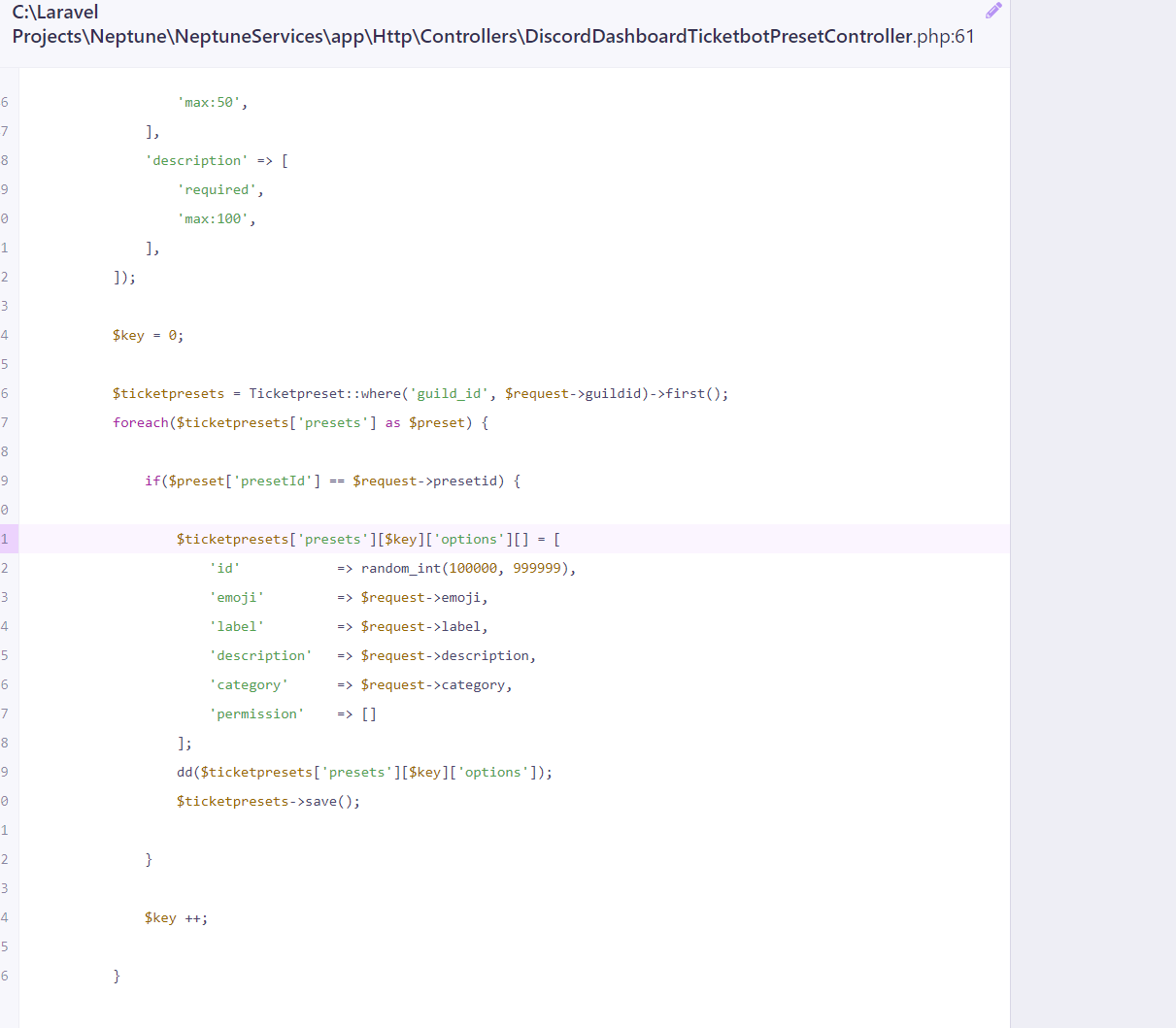 Laravel Mongodb Indirect Modification Of Overloaded Element Stack Overflow