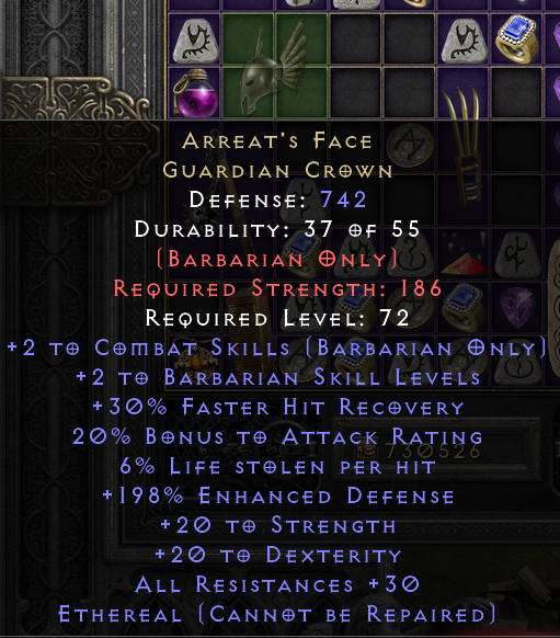 Eth Arreat's Face Upped 742def 6ll - Topic - d2jsp