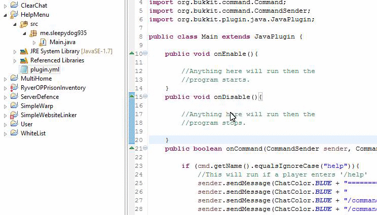 Learn To Code | Bukkit Plugins | Plugin YMAL And Exporting | #3