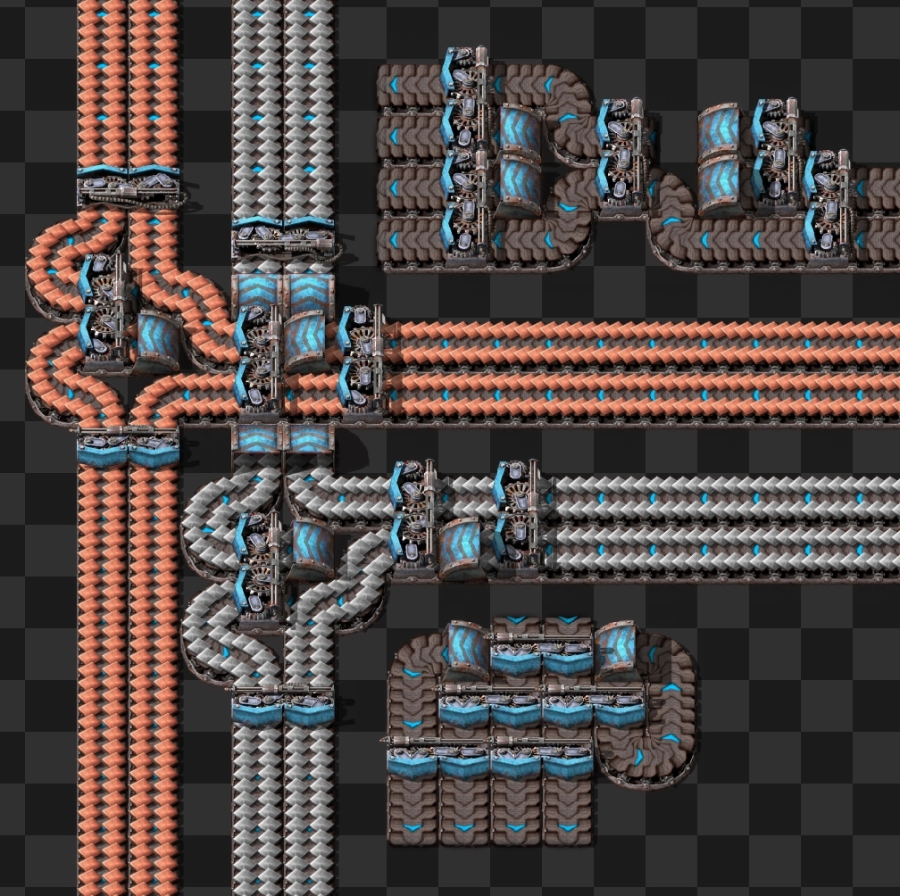 Is there a way to improve this T intersection? : r/factorio