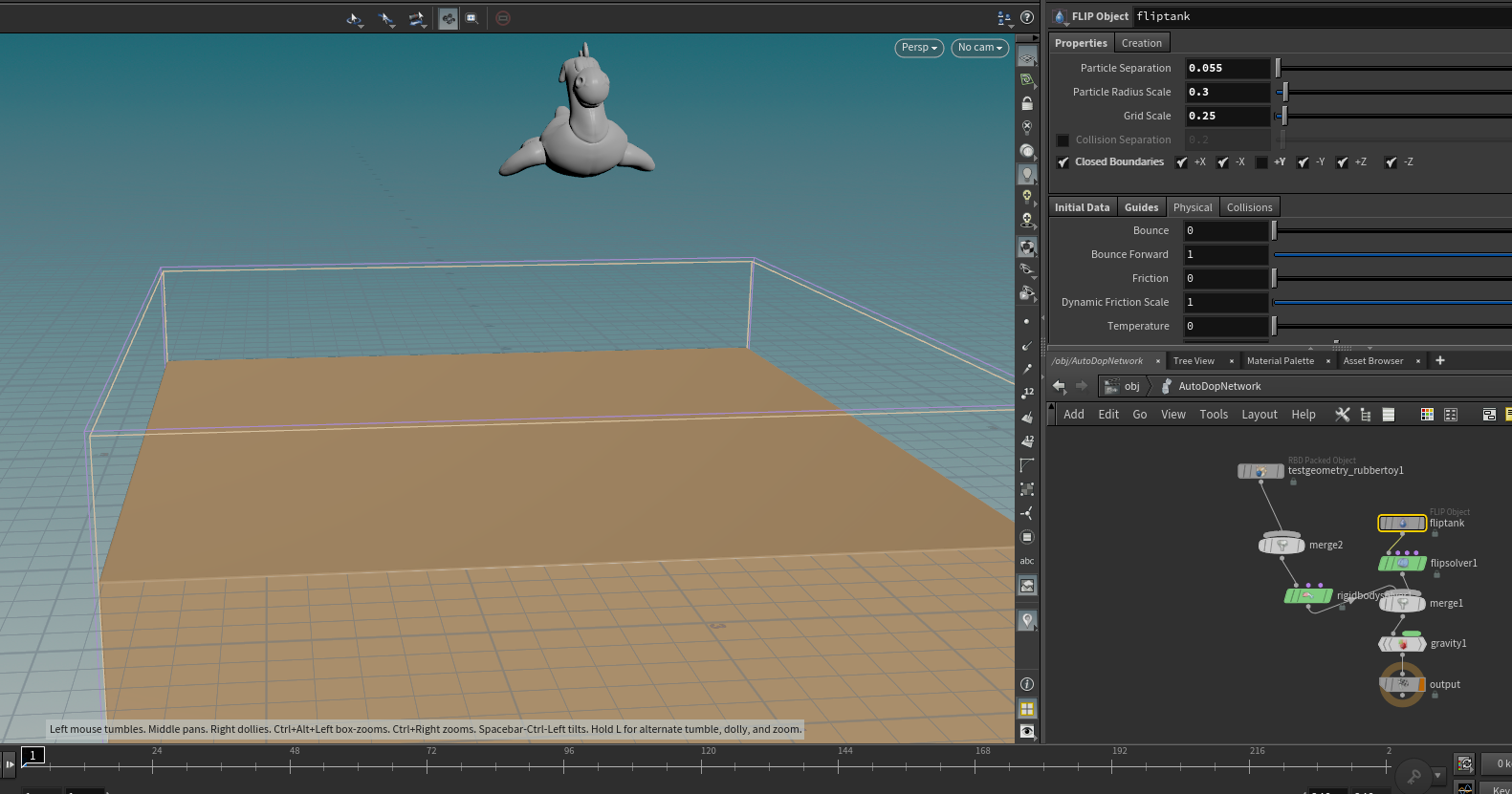 Is "Full" Liquid Simulation possible in Houdini? ( Affecting Rigid Body ...