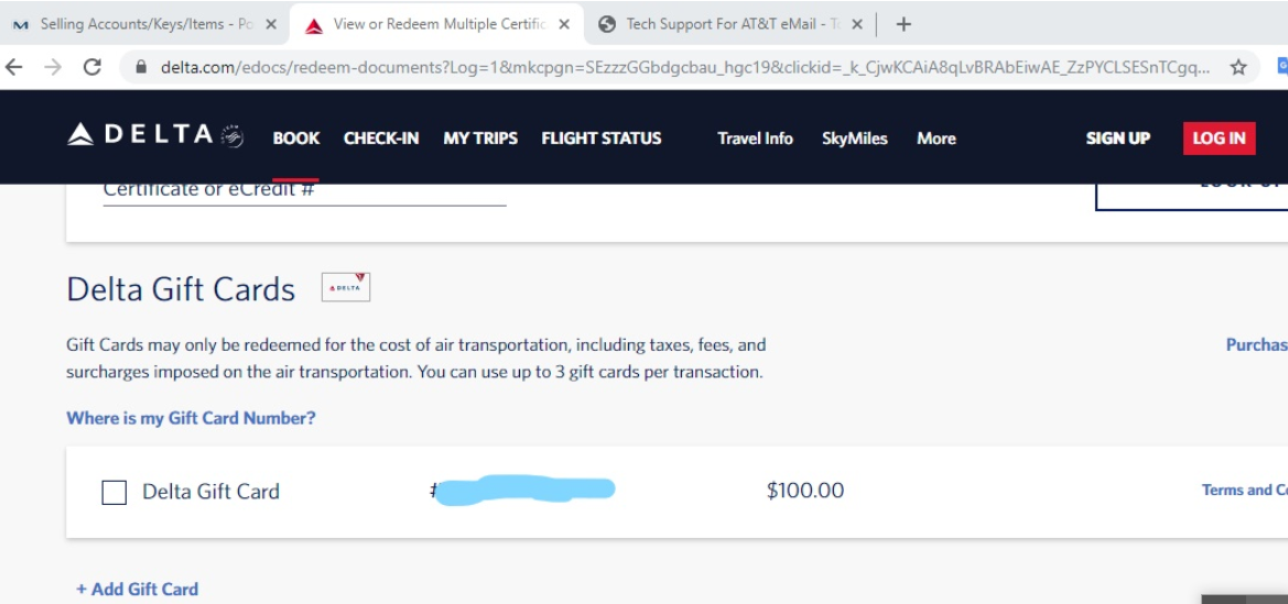 [WTS] Delta Airlines GIftcards with PIN 75% - MPGH - MultiPlayer Game ...