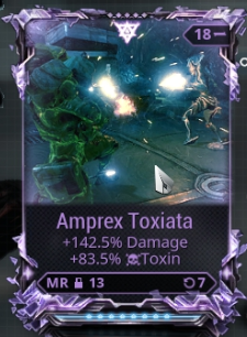 WTS Amprex Riven - Trading Post - Warframe Forums