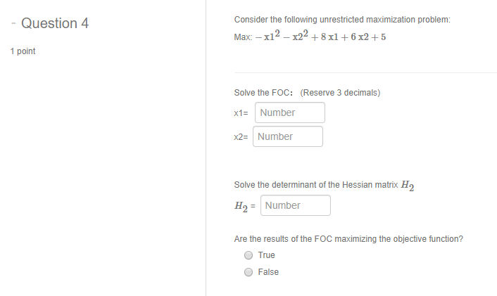 Solved Solve the following minimization problem: Question 1 | Chegg.com