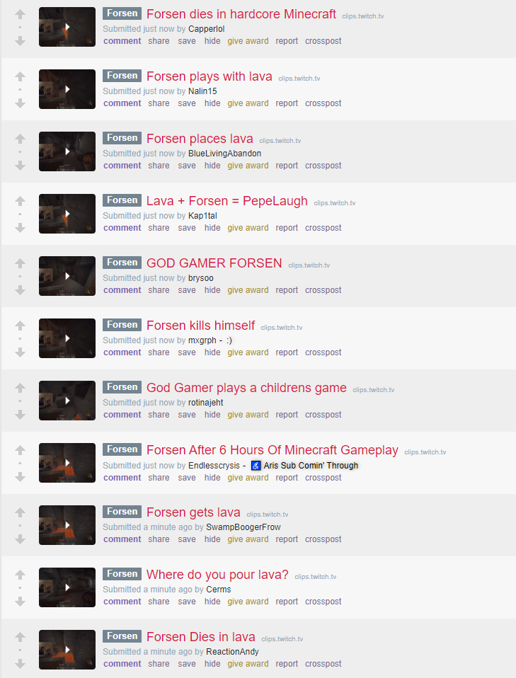 LUL I CLIPPED IT : r/forsen