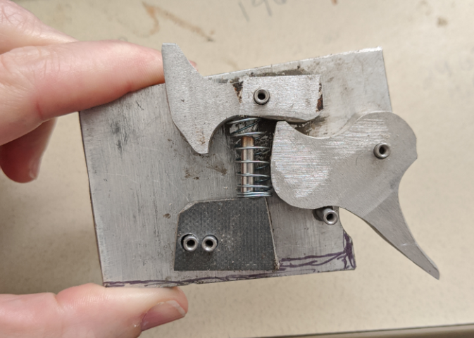 First part of my homemade airgun build: the trigger : r/airguns