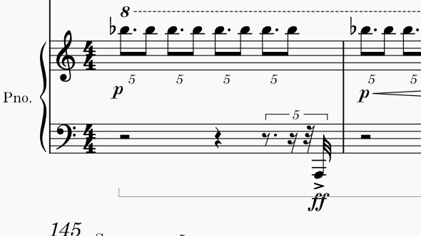 Is there a way to indicate that a note/notes should be played softer ...