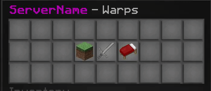 CUSTOM WARP GUI CHESTCOMMANDS LOTS OF UPDATES | BuiltByBit (MC-Market)