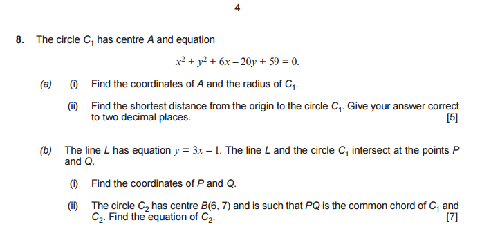 Core 2 Circles Question : r/6thForm