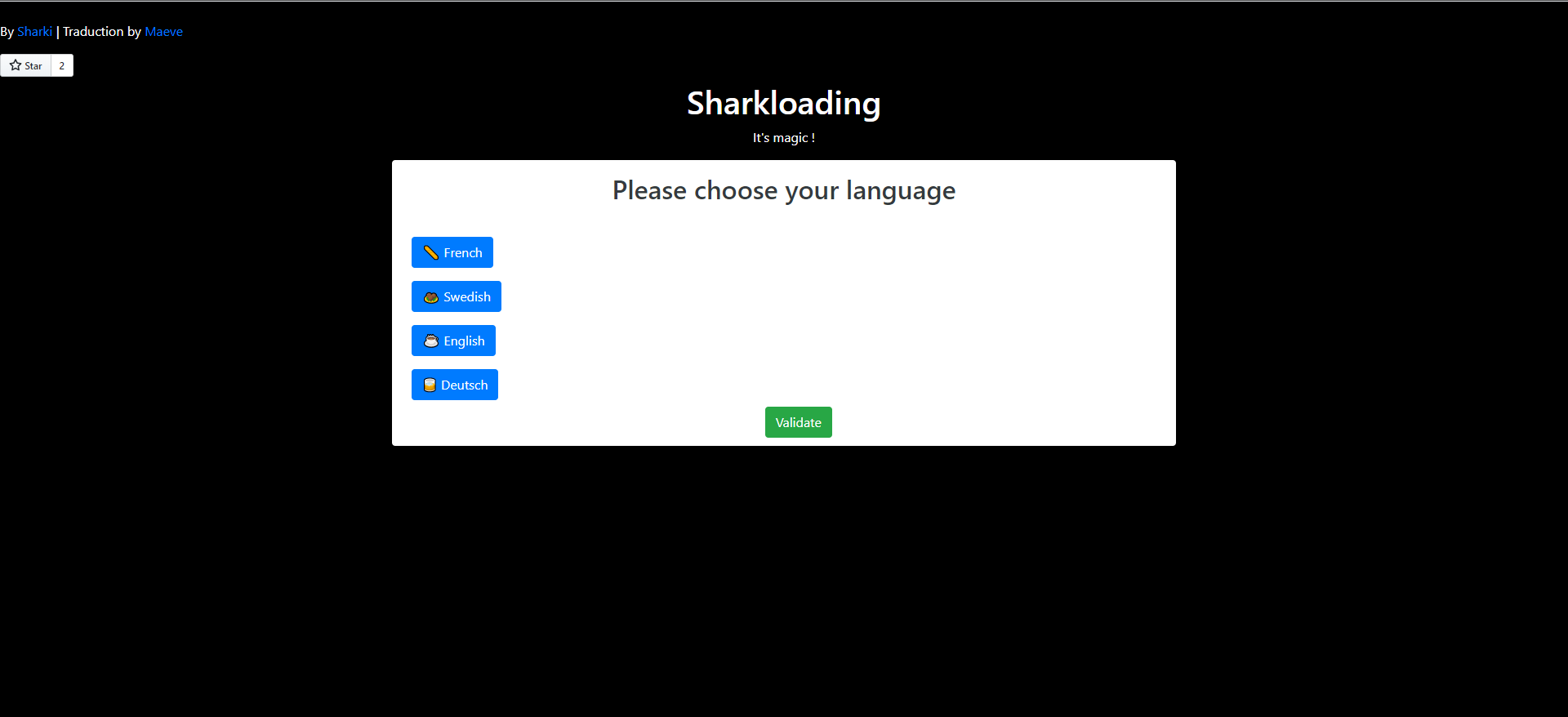 GitHub - pyedie/SharkLoading: webpage generator that include background, texts and images.
