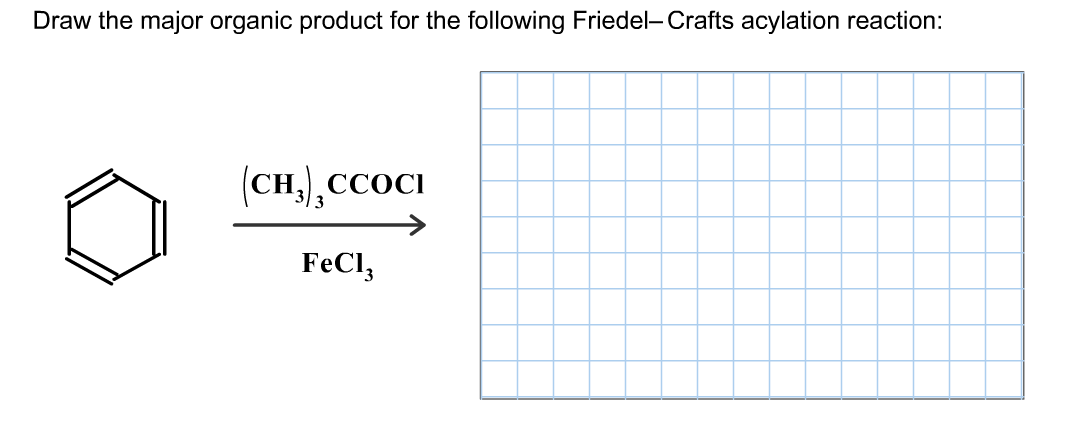 Solved Draw the major organic product for the following | Chegg.com