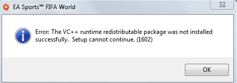 I got this message trying to install FIFA World, any help? : r/EASportsFC
