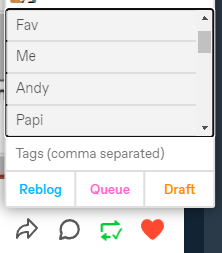 Bigger quick tags window · Issue #867 · AprilSylph/XKit-Rewritten · GitHub