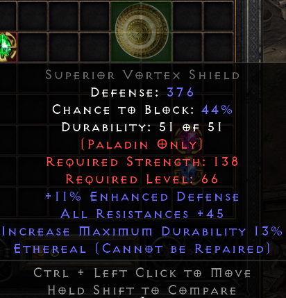 Iso 45res Vortex Shield - Topic - d2jsp
