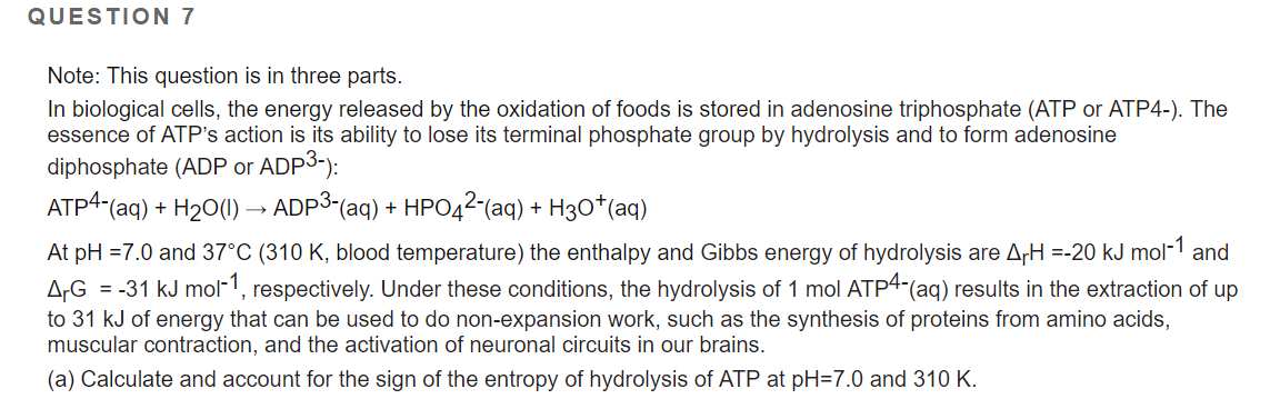 Solved QUESTION 7 Note: This question is in three parts In | Chegg.com