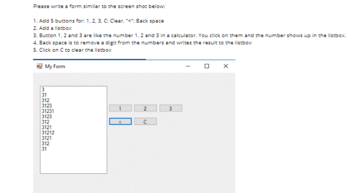 Solved I need to know how I can make a number appear in the | Chegg.com
