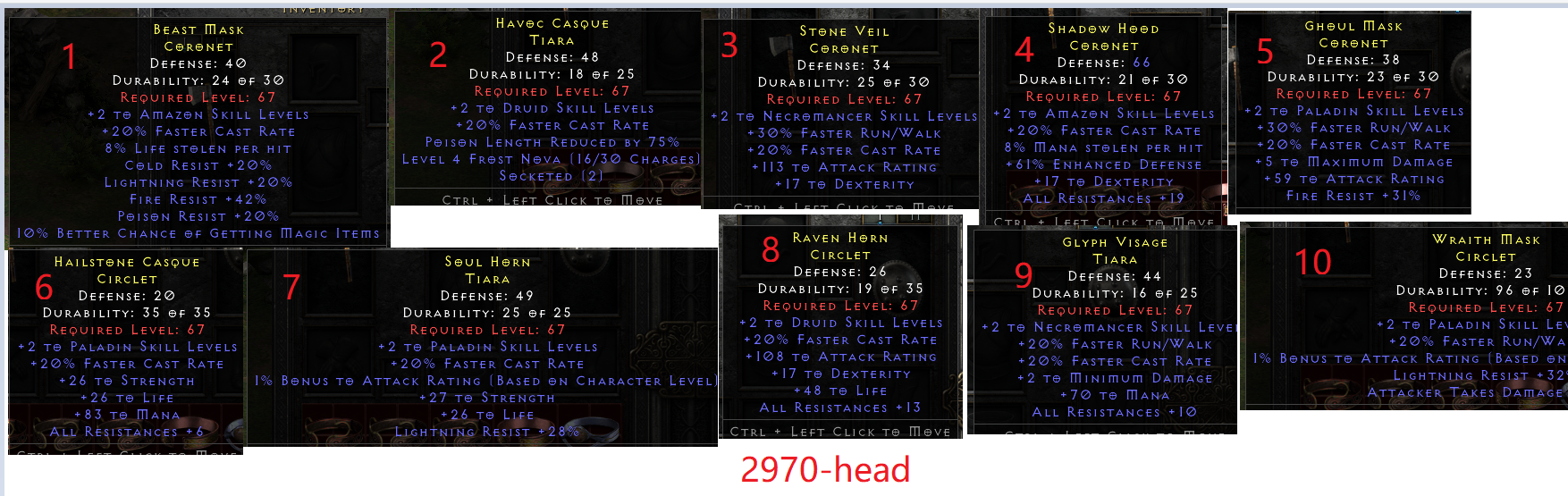 Xh23 Circlets Profit Pack - Topic - d2jsp