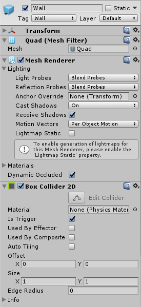 RigidBody2D and BoxCollider2D: Why the collision does not stop my ...