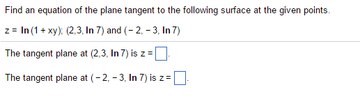 Solved Find an equation of the plane tangent to the | Chegg.com