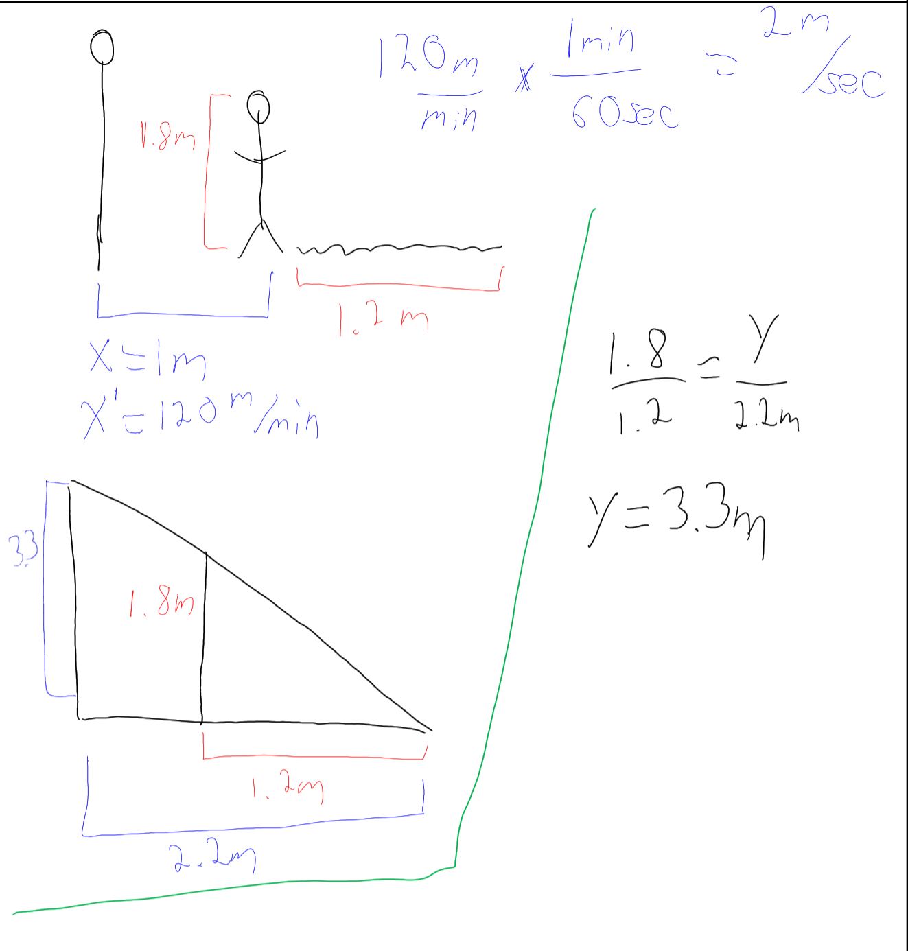 [High School Math] Length of shadows : r/HomeworkHelp