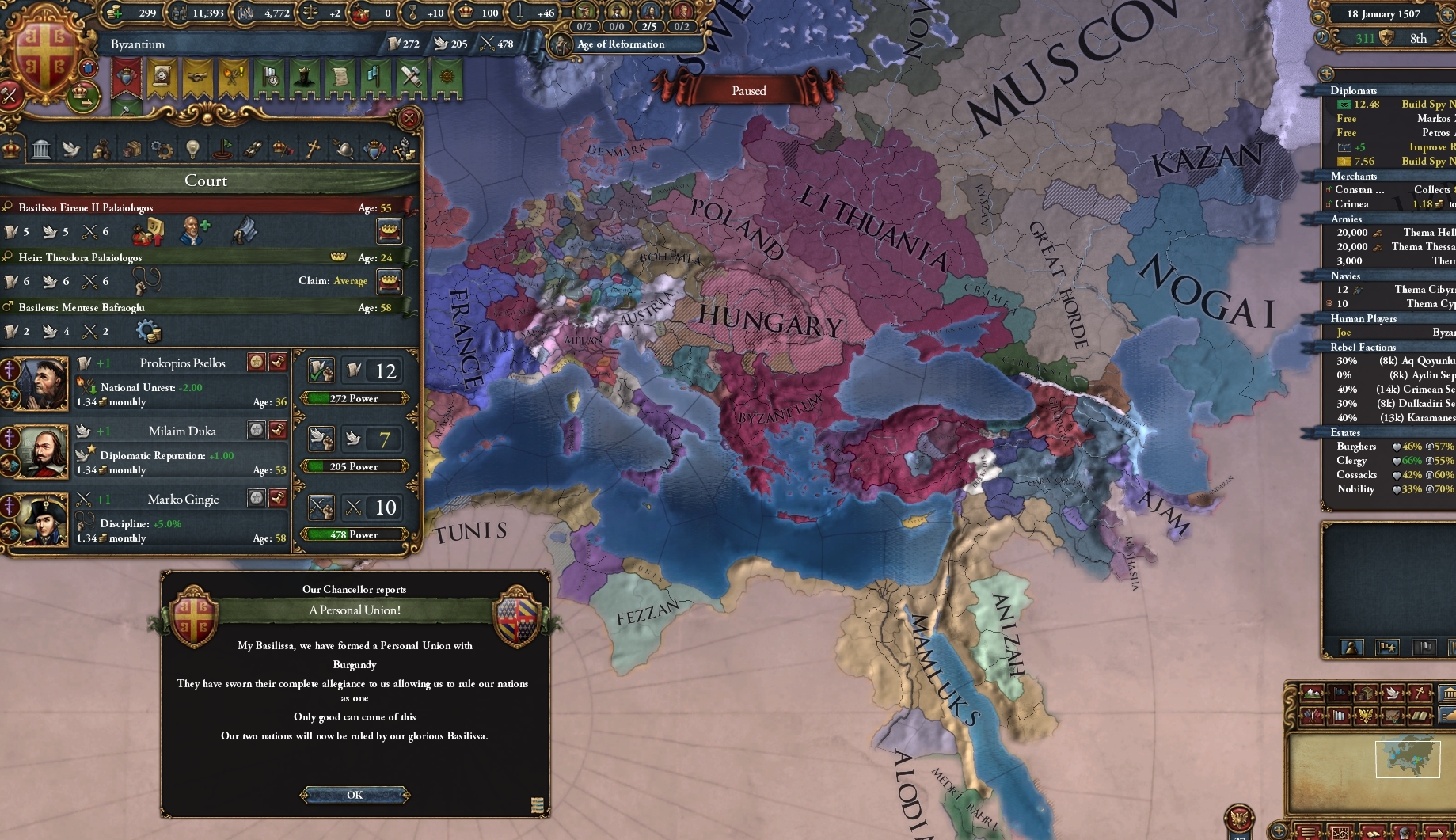 A great start for sure. : r/eu4