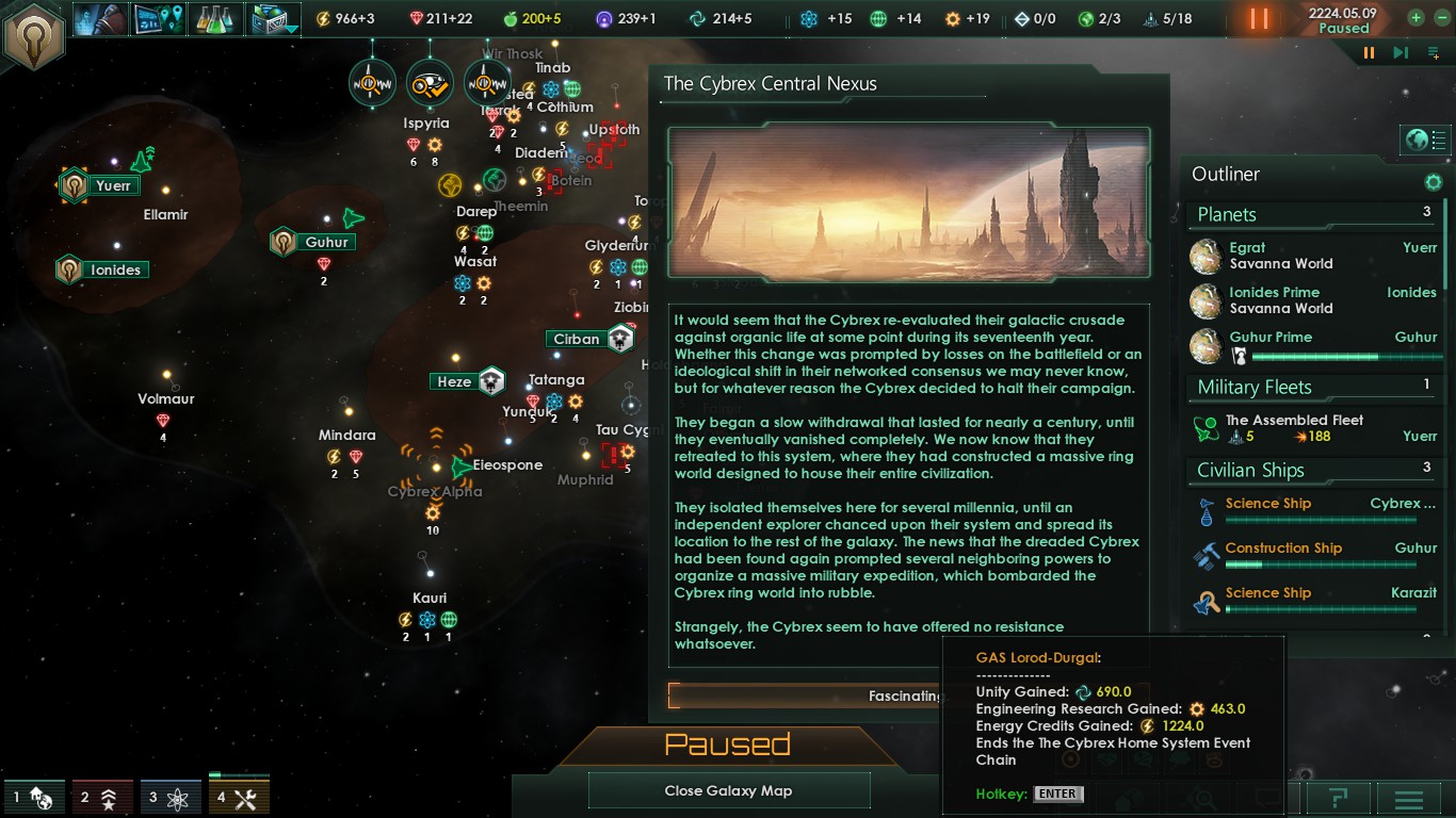 "Made the precursor quest chain easier to complete" : r/Stellaris